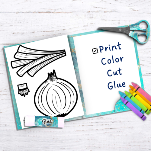 Onion Craft | Vegetable Craft | State Symbols | Made By Teachers