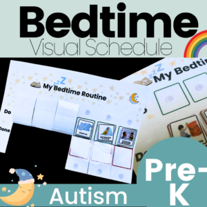 Preschool Bedtime Bundle - Social Skills Story Visual Schedule ...