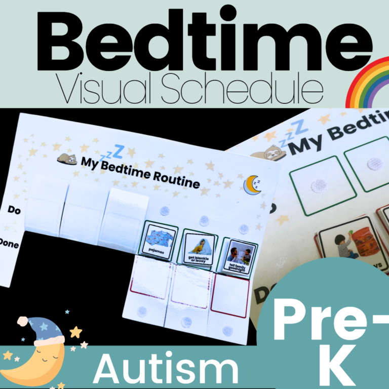 Preschool Bedtime Bundle - Social Skills Story Visual Schedule ...