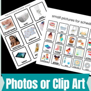 Bedtime Visual Schedule for Nighttime Routine 3 Styles | Made By Teachers