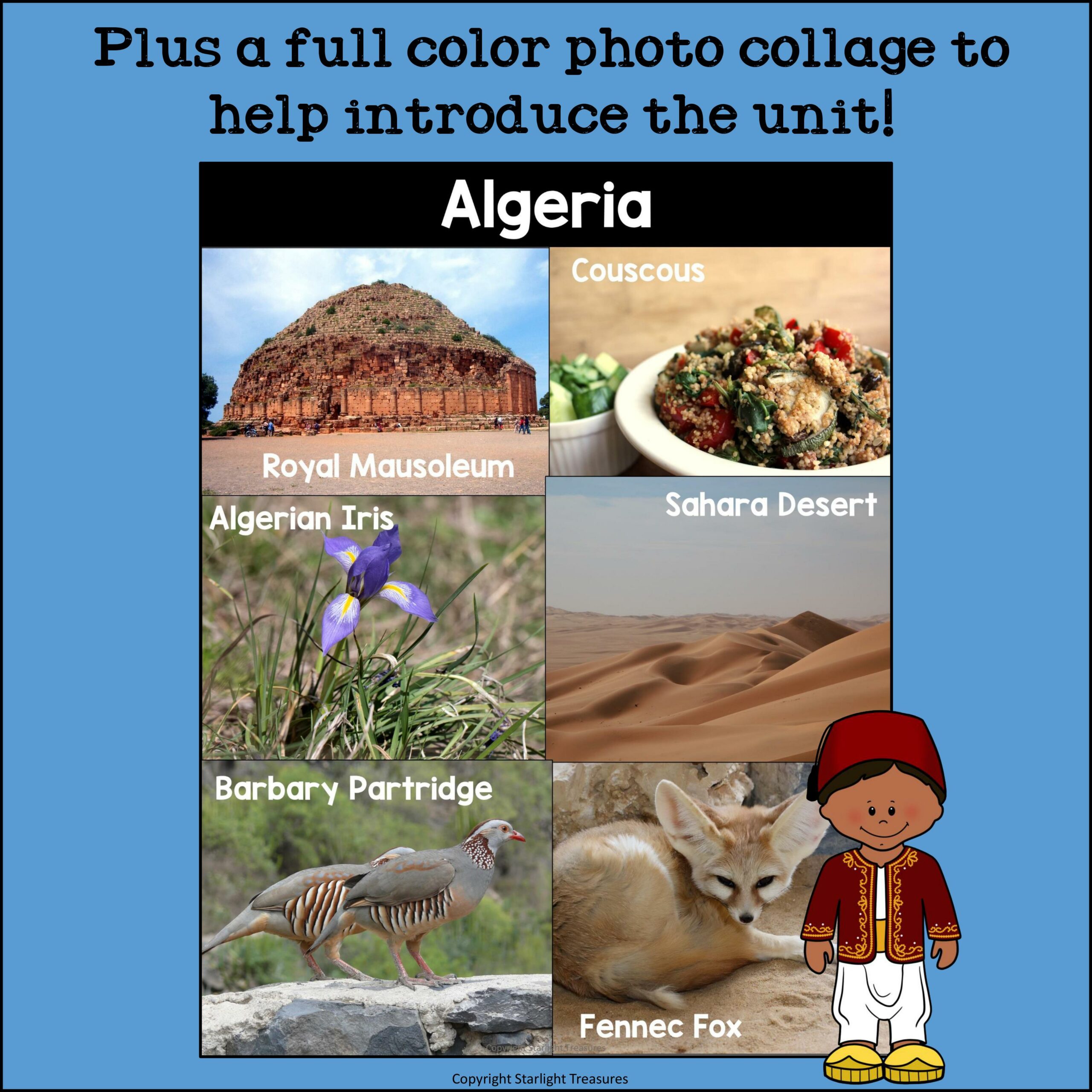 Algeria Mini Book for Early Readers - A Country Study | Made By Teachers