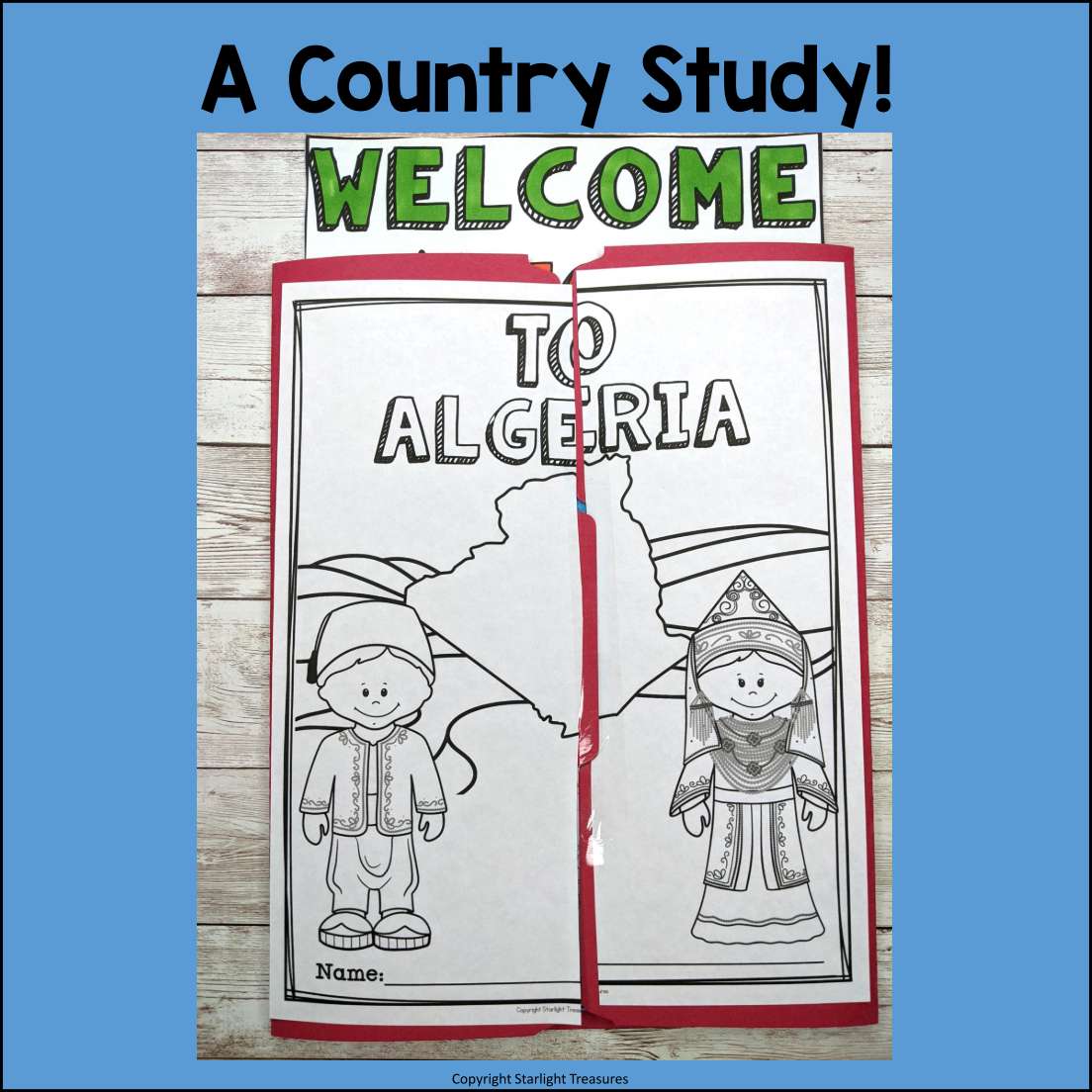 Algeria Lapbook for Early Learners - A Country Study | Made By Teachers