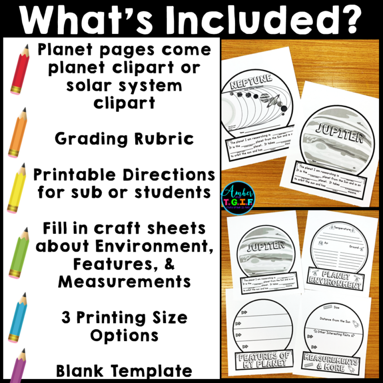 Planet Research Science Craft | Solar System Project | Made By Teachers