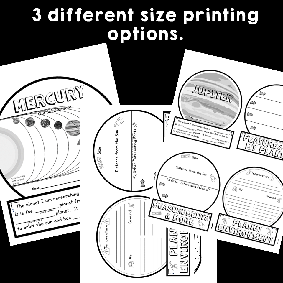 Planet Research Science Craft | Solar System Project | Made By Teachers