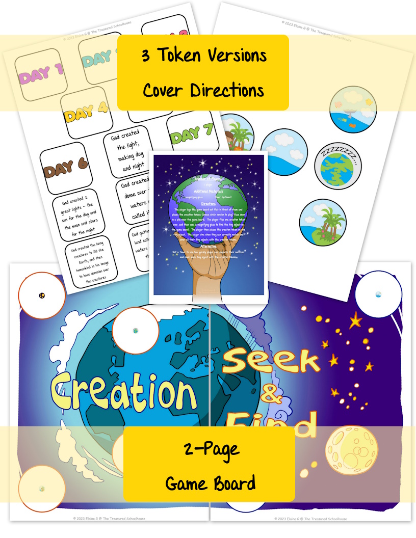 Seek and Find the Creation Game | Made By Teachers