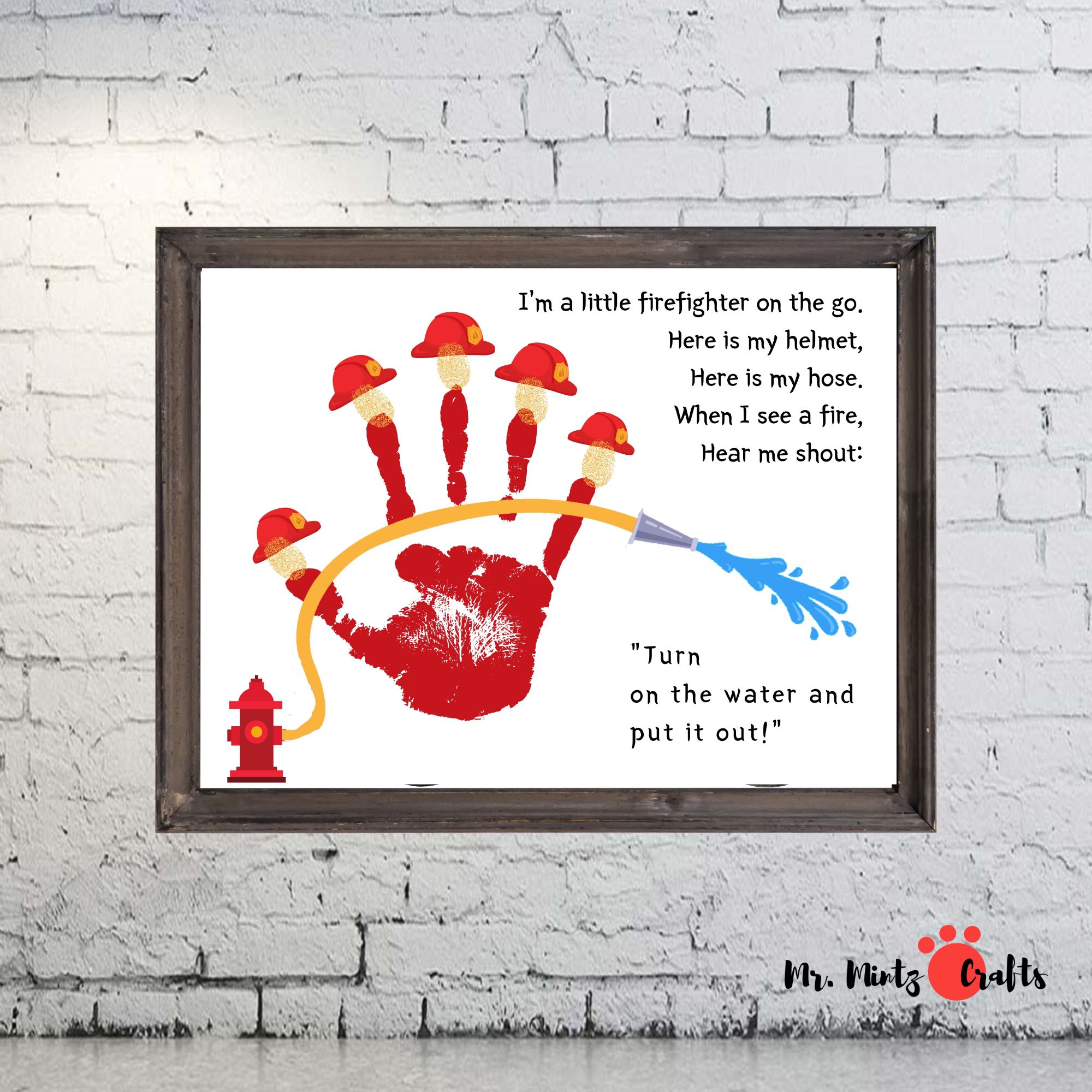 Musician Drummer Dad Handprint Craft | Father’s Day Cards | Made By ...