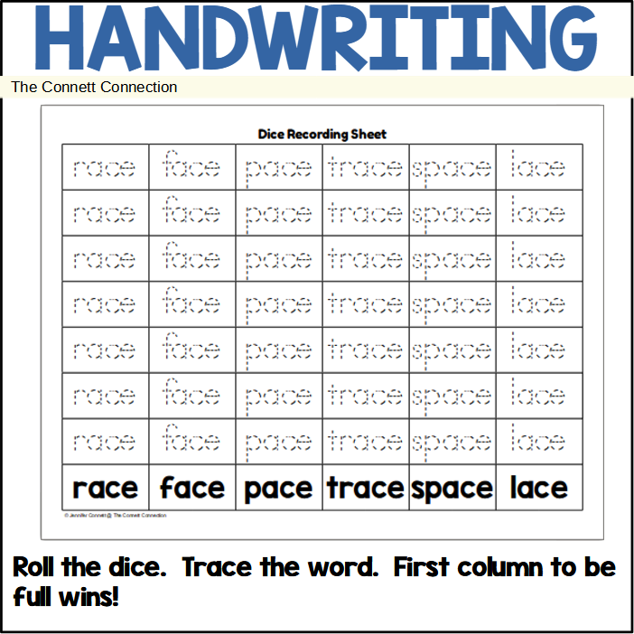 ACE Word Dice Games - A CVCe Phonics Activity | Made By Teachers