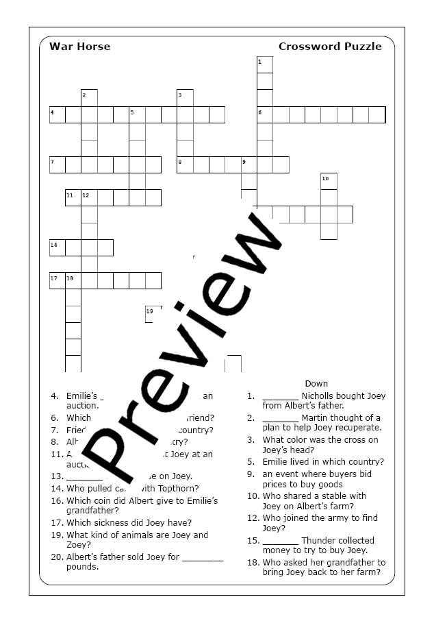 Michael Morpurgo "War Horse" worksheets | Made By Teachers