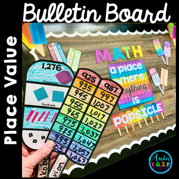 Place Value Craft and Math Bulletin Board | Made By Teachers