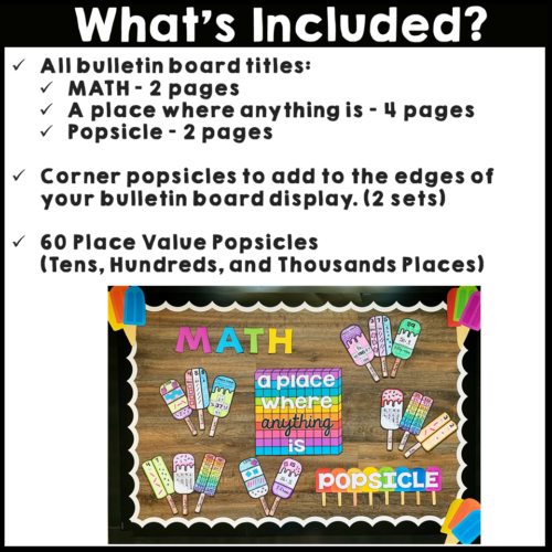 Place Value Craft and Math Bulletin Board | Made By Teachers