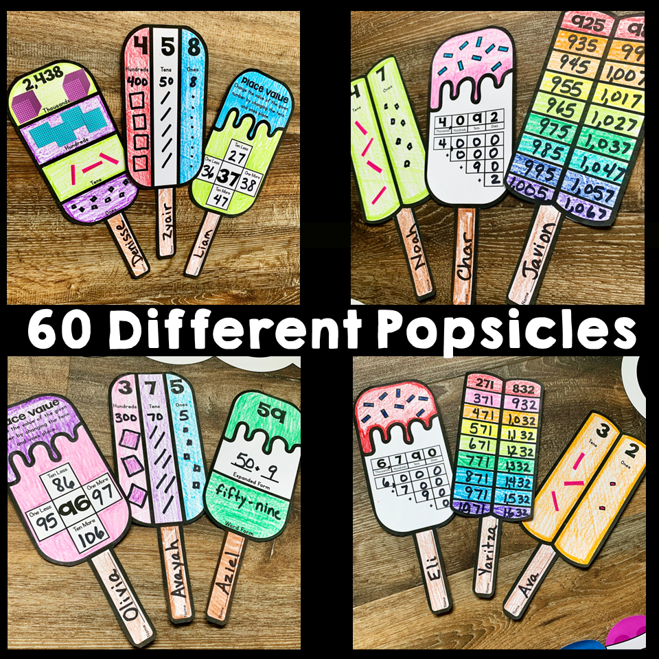 Place Value Craft and Math Bulletin Board | Made By Teachers