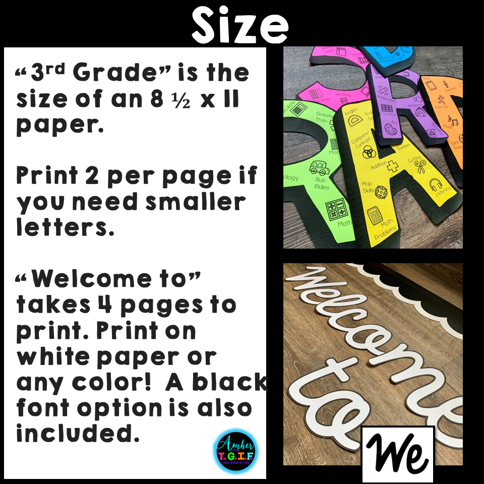 Back to School 3rd Grade Bulletin Board | Classroom Decor | Made By ...