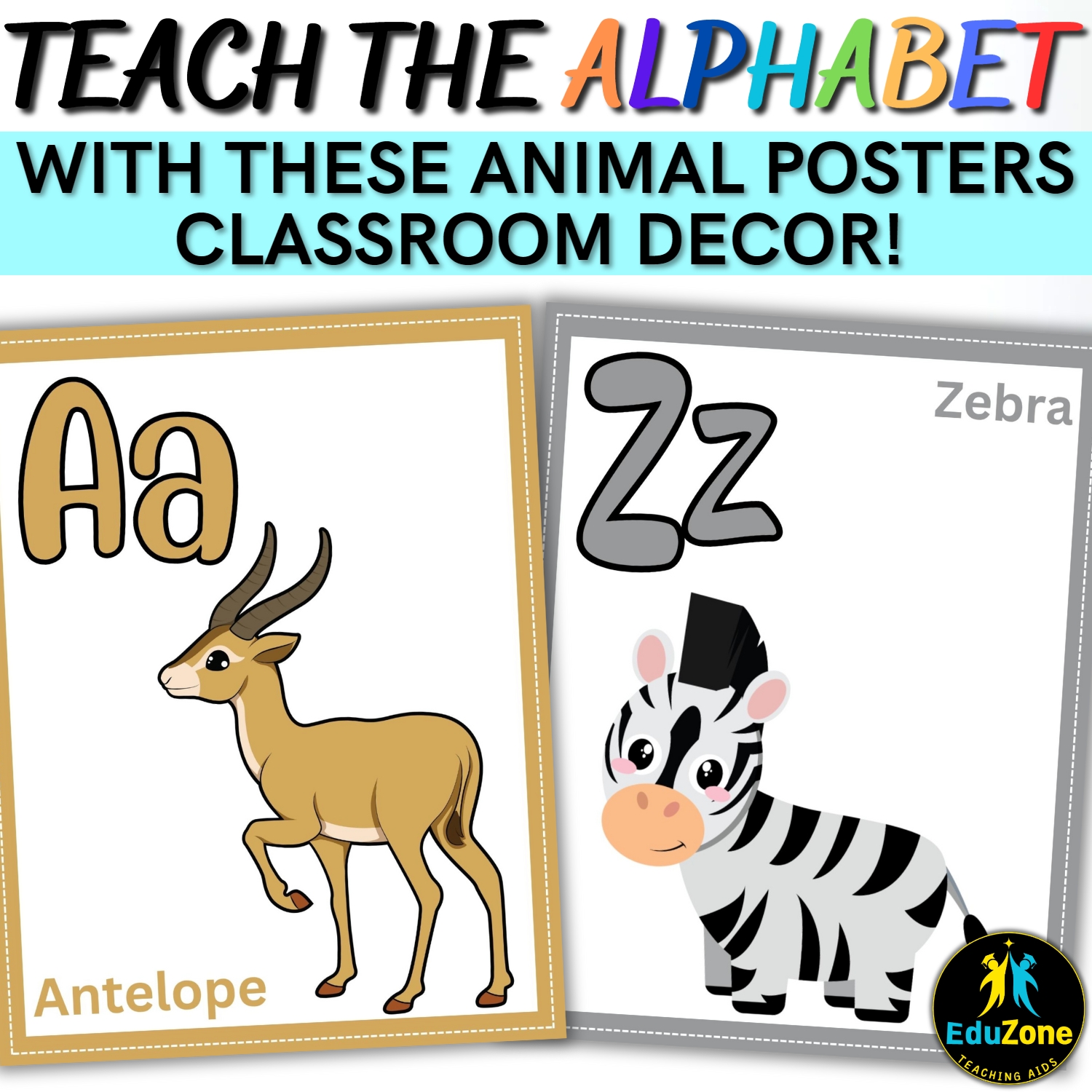 Animal Alphabet Poster: A Fun and Educational Tool for Kids | Classroom ...