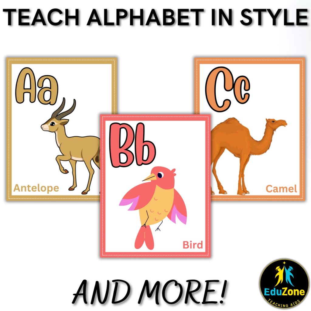 Animal Alphabet Poster: A Fun and Educational Tool for Kids | Classroom ...