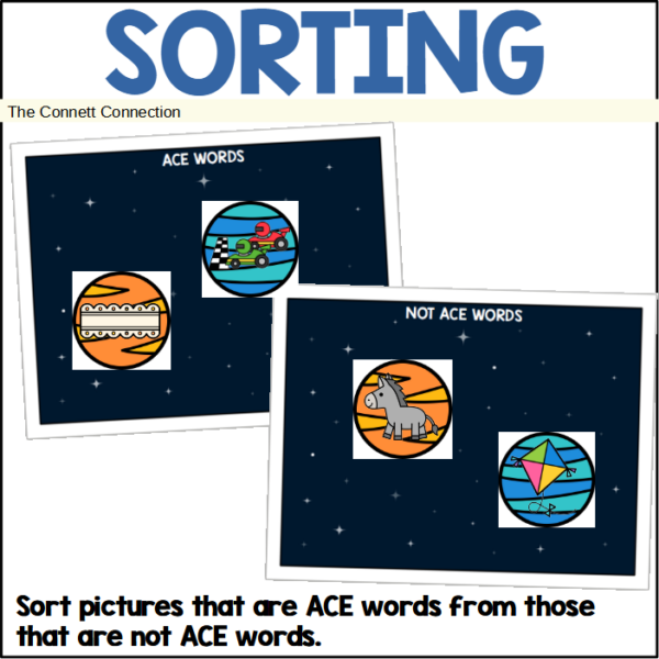 ACE Words Sorting Activities | Made By Teachers