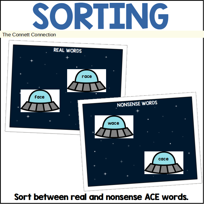 ACE Words Sorting Activities | Made By Teachers