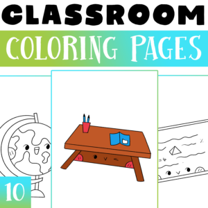 Classroom Activity Bundle, Classroom Coloring Pages, Color By Number ...