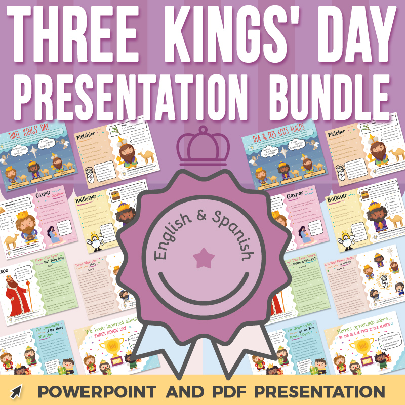 Three Kings' Day PowerPoint Presentation BUNDLE | Made By Teachers