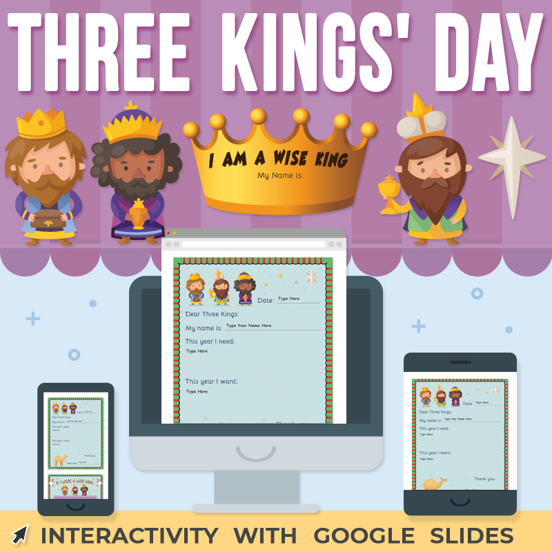 Three Kings Day Activity Google Slides | Made By Teachers