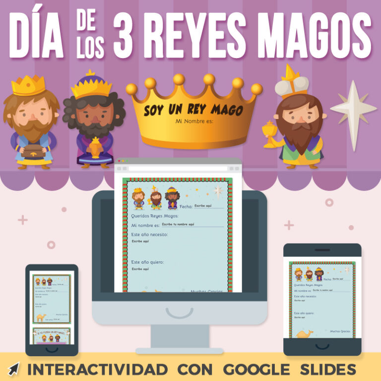 Día de los Tres Reyes Magos Actividad Google Slides | Made By Teachers