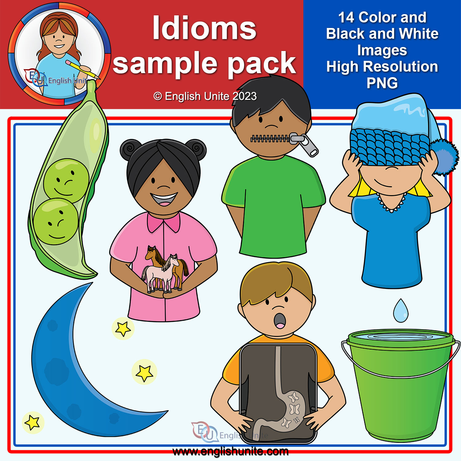 Clip Art - Idioms Sample Pack | Made By Teachers
