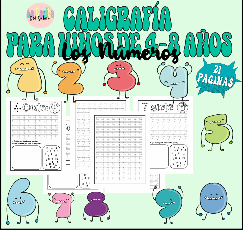 Caligrafía para niños de 4-8 años| Hojas de Trazos para Niños ...