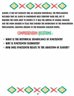 Juneteenth Celebration Reading and Comprehension| Juneteenth history ...
