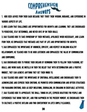 Fathers Day Reading & comprehension | Father's Day Reading Passages ...