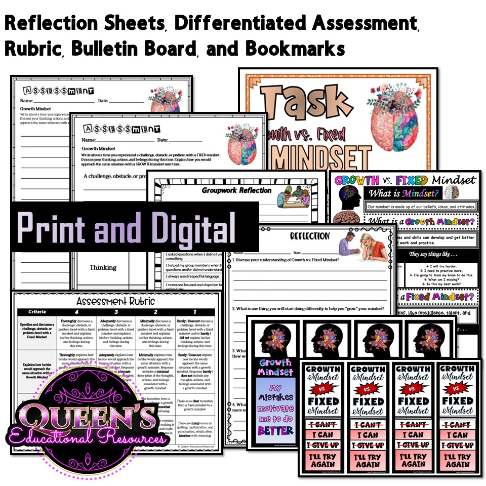 Growth Mindset Lesson | Growth Mindset Activities | Growth Mindset ...