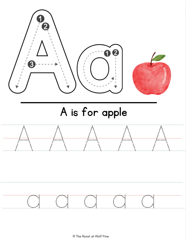 Alphabet Workbook - Letter Tracing & Matching, Preschool, Kindergarten ...