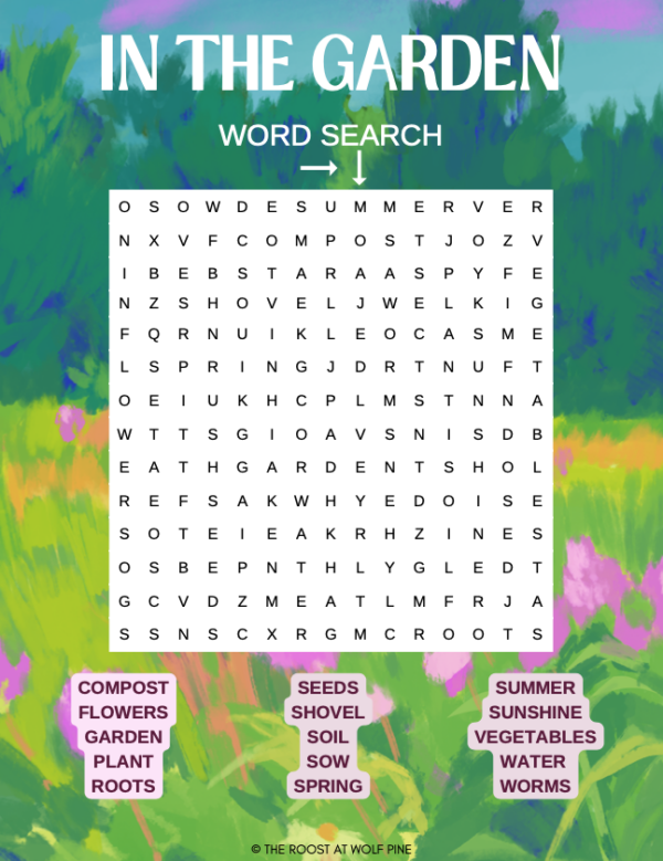 Nature Word Search Bundle, Homeschool, Elementary, Forest, Farm, Ocean ...