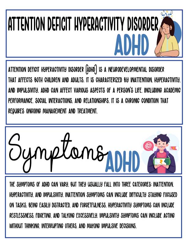 Mental Health Awareness Reading Comprehension Passages Activities ADHD ...