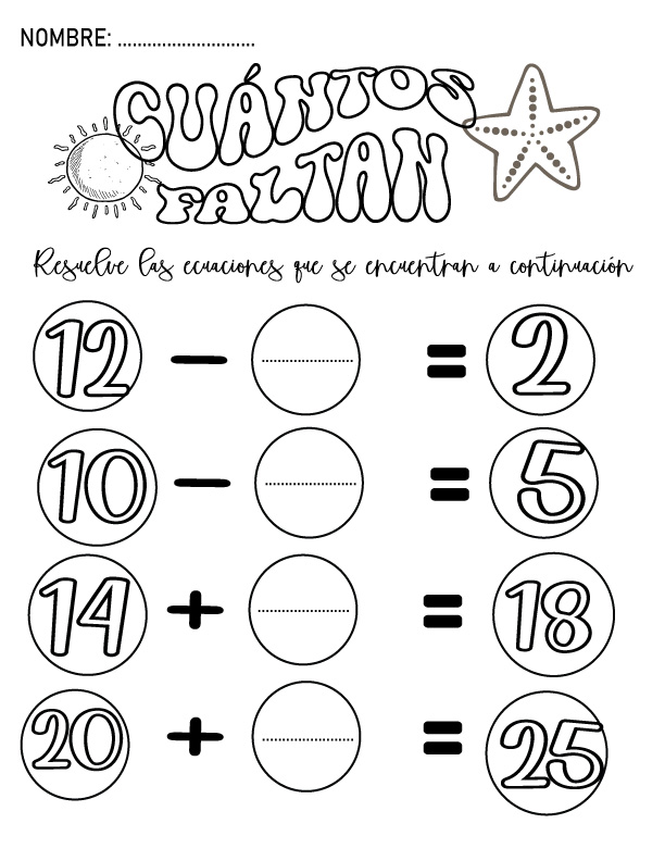 Spanish Math Summer Review | Repaso de Matemáticas temáticas de verano ...