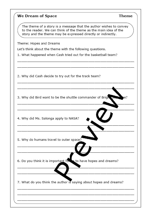 Erin Entrada Kelly "We Dream of Space" worksheets | Made By Teachers