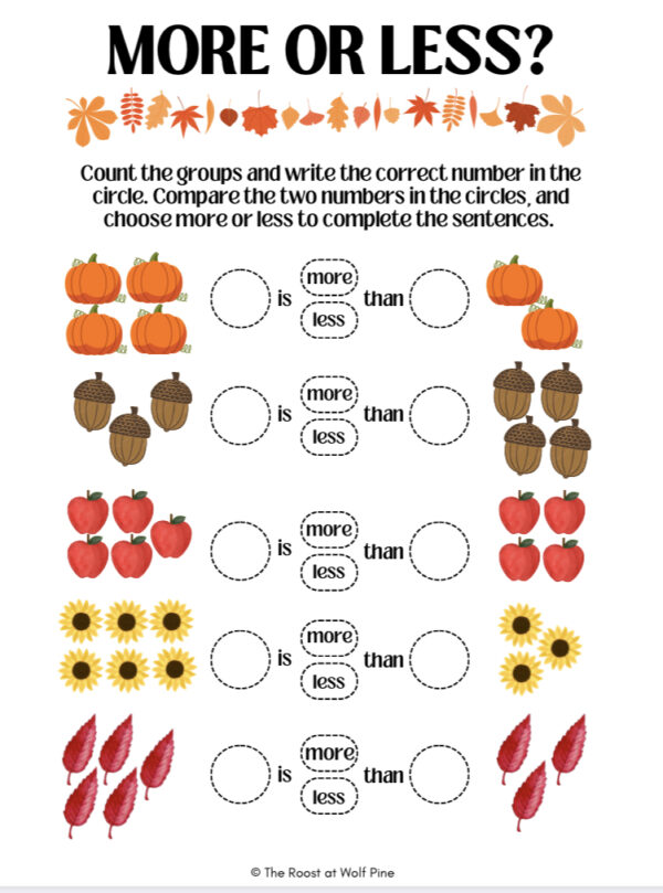 Thanksgiving Worksheets Kindergarten & First Grade, Workbook, Printable ...
