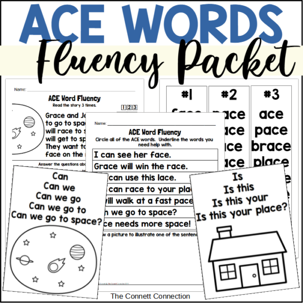 ACE Words Fluency Activities | Made By Teachers