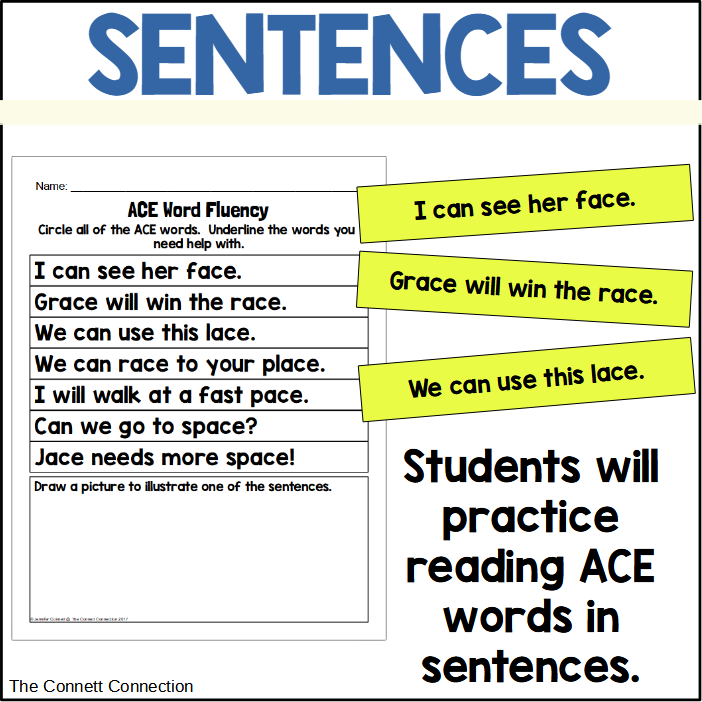 ACE Words Fluency Activities | Made By Teachers