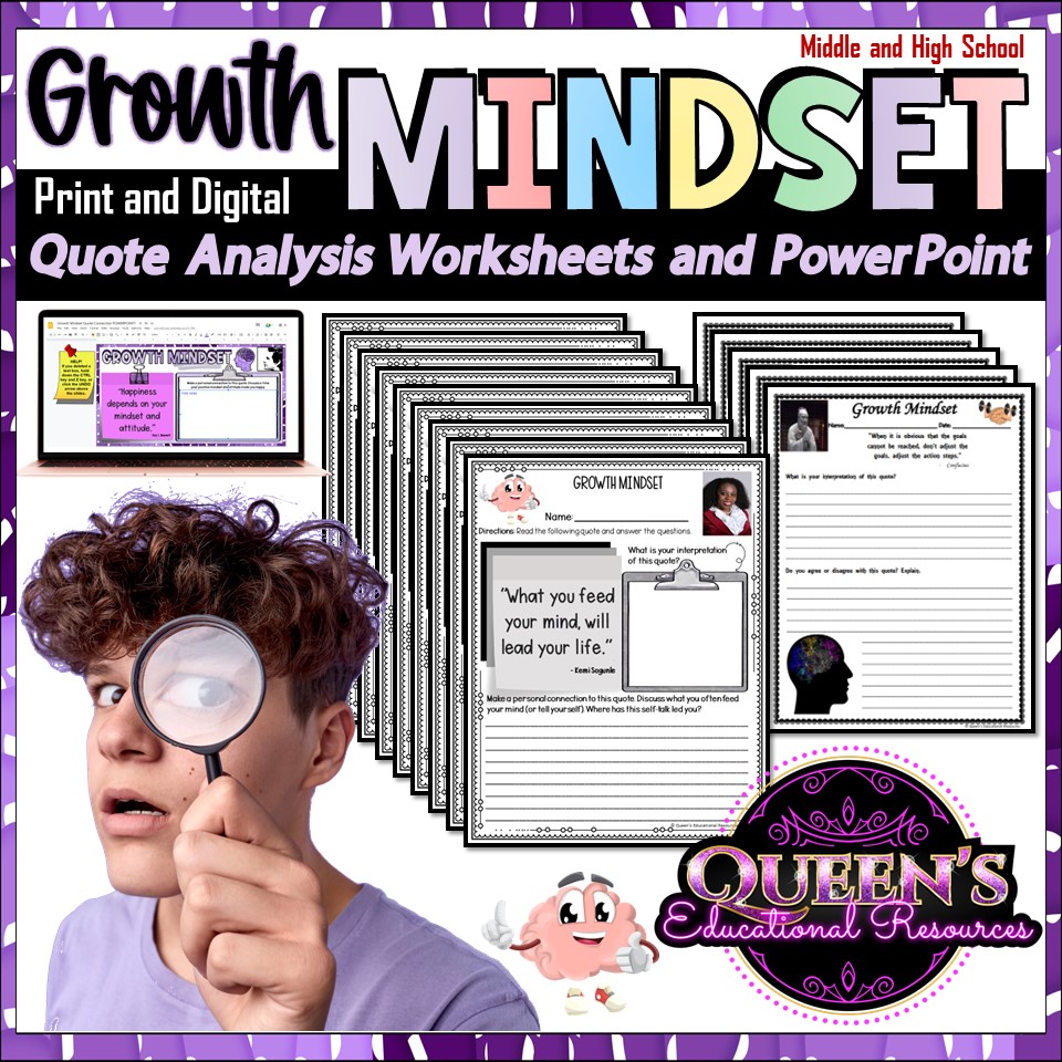 Growth Mindset Vocabulary | Growth Mindset Word Wall | Bulletin Board ...