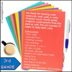 3rd Grade Math Morning Work - Back to School | Made By Teachers
