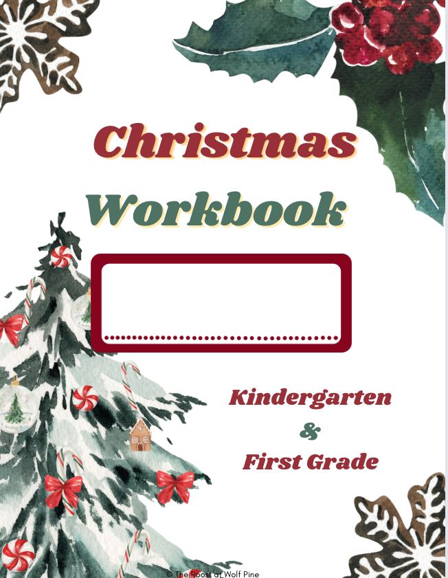 CHRISTMAS WORKSHEETS Kindergarten - First Grade, Homeschool, Education ...