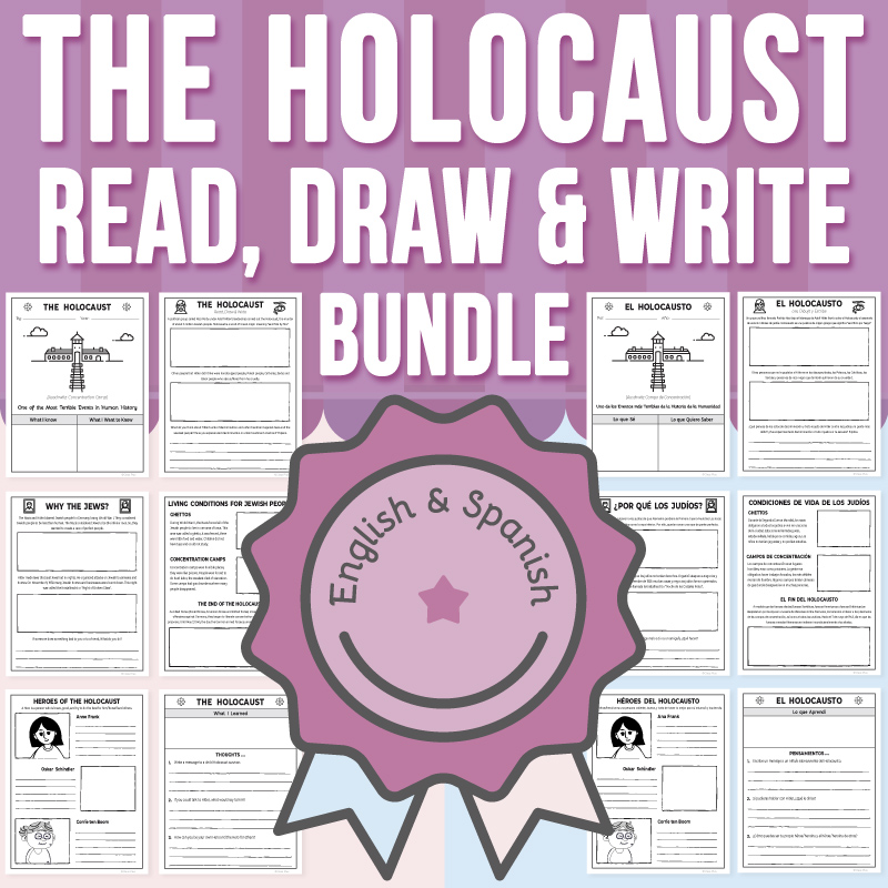 The Holocaust Read, Draw and Write BUNDLE | Made By Teachers
