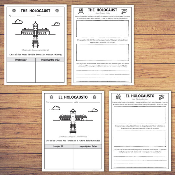 The Holocaust Read, Draw and Write BUNDLE | Made By Teachers