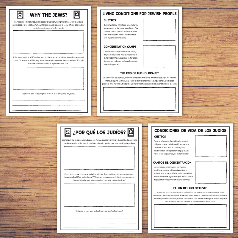 The Holocaust Read, Draw and Write BUNDLE | Made By Teachers