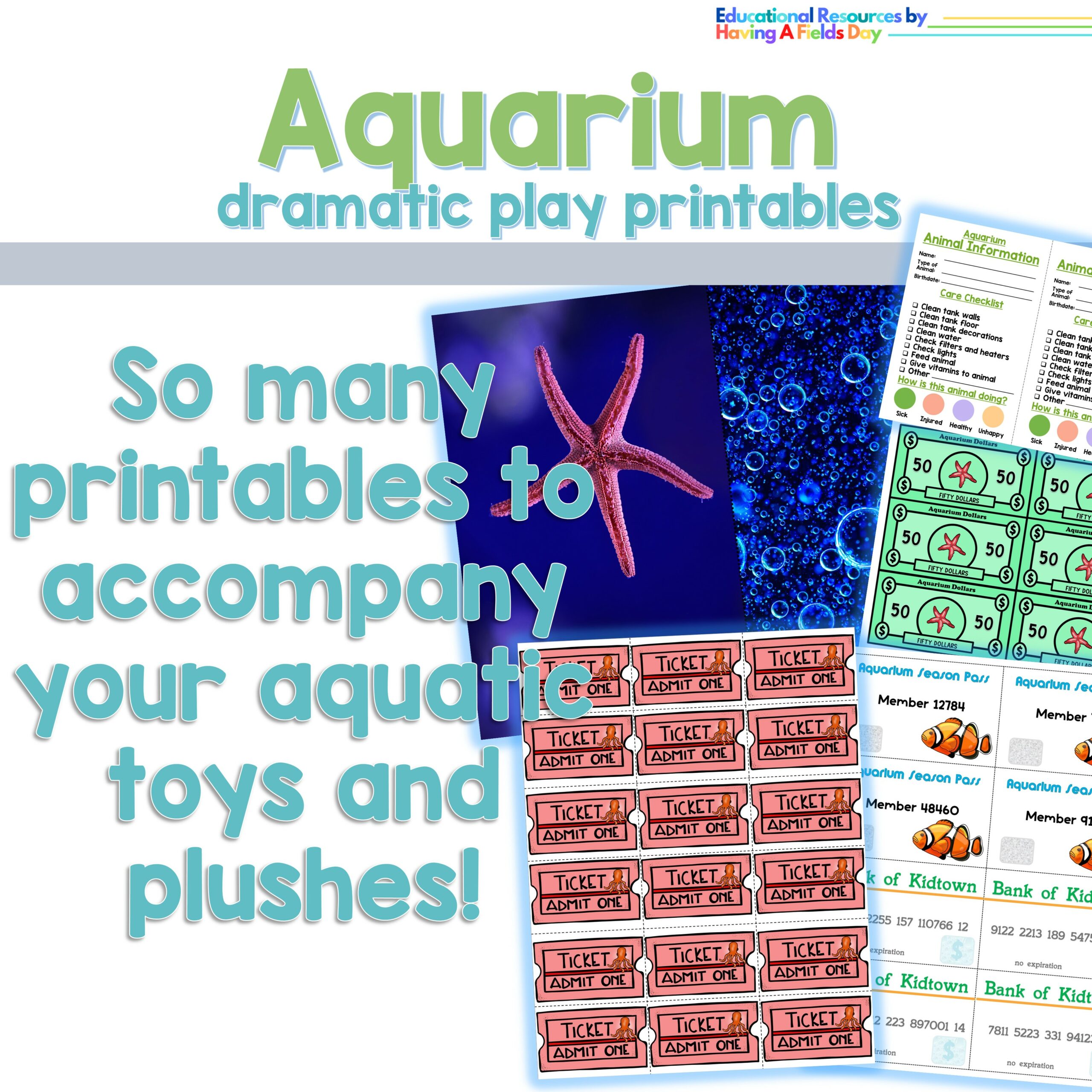 Dramatic Play - Aquarium | Made By Teachers