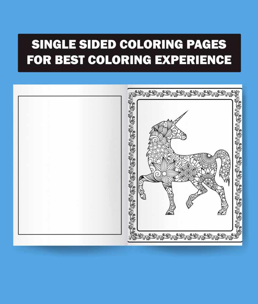 Unicorn Coloring Book for Adults - 31 Creative and Amazing Unicorns ...