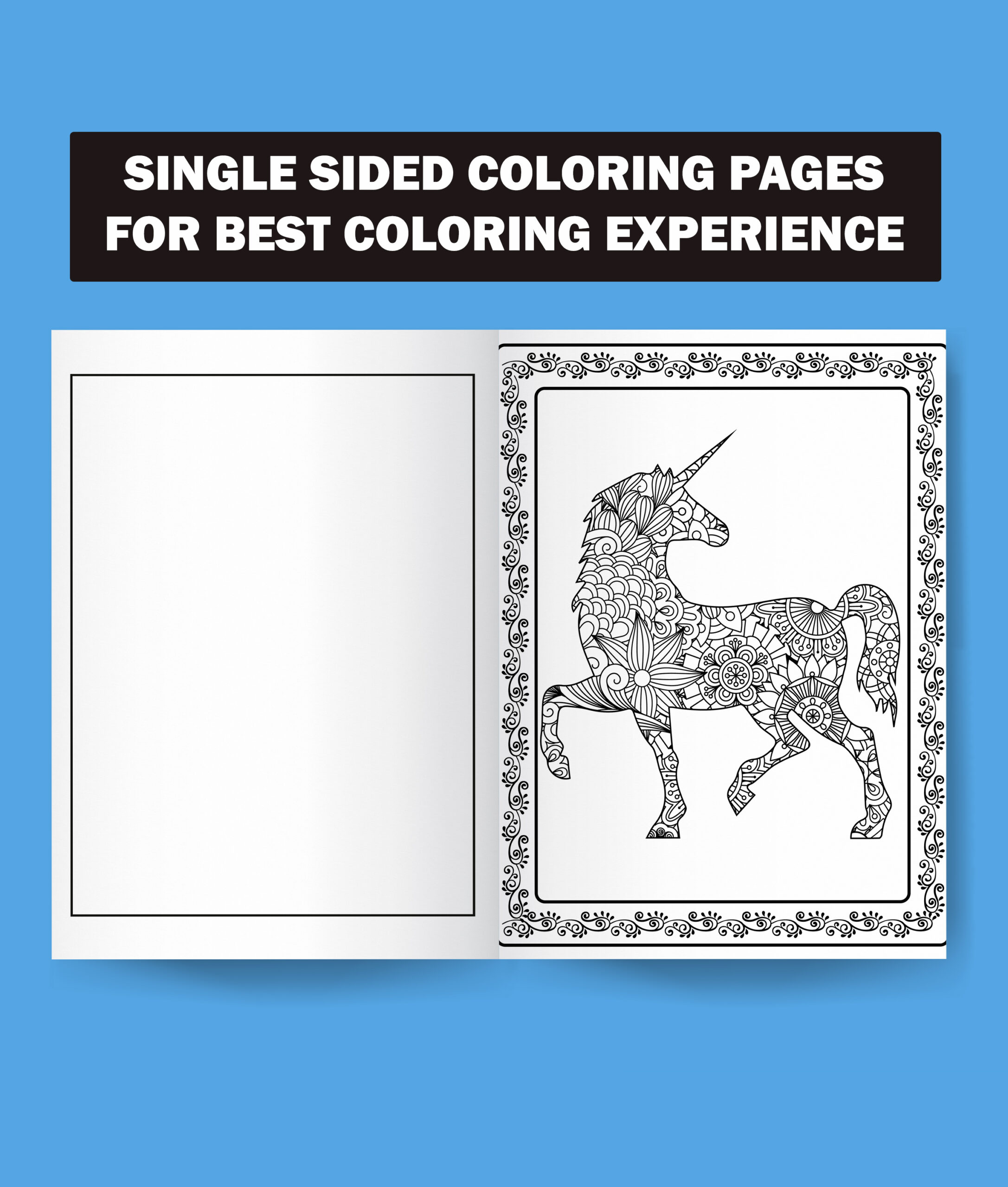 Unicorn Coloring Book for Adults - 31 Creative and Amazing Unicorns ...