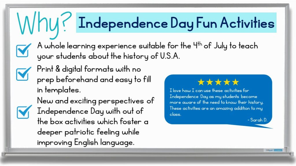 Independence Day Activities, 4th of July Worksheets - Print and Digital ...