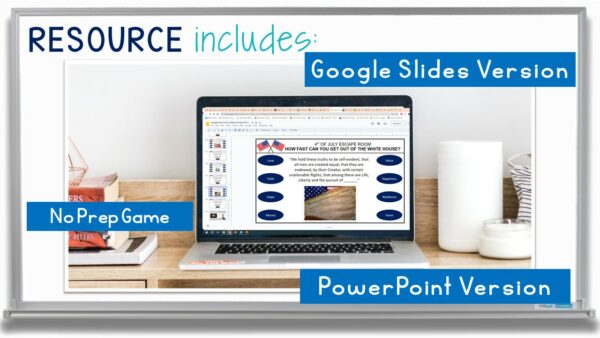 4th of July Digital Escape Room - Independence Day Trivia Research ...