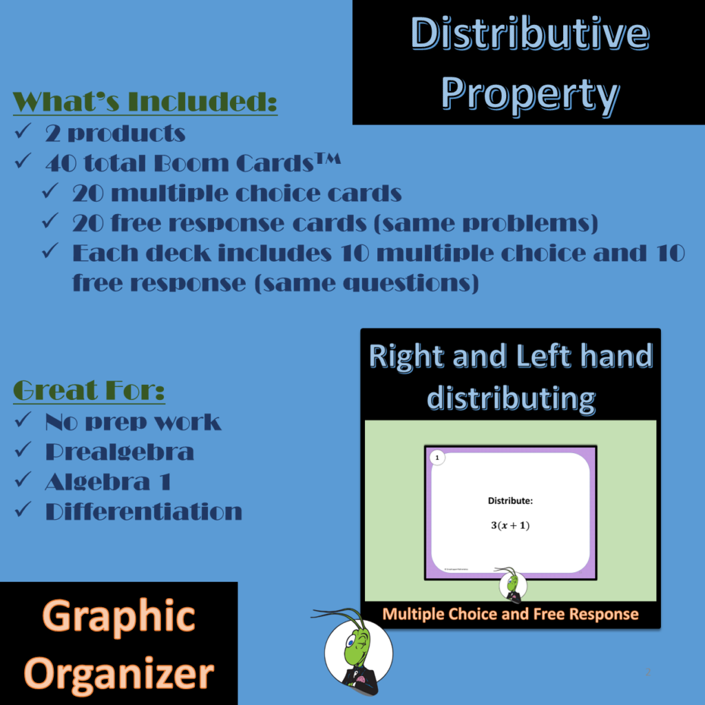 Distributive Property Boom Digital Task Cards | Made By Teachers