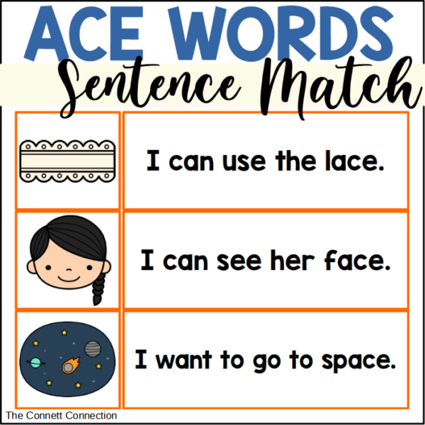 ACE Words Sentence Matching | Made By Teachers